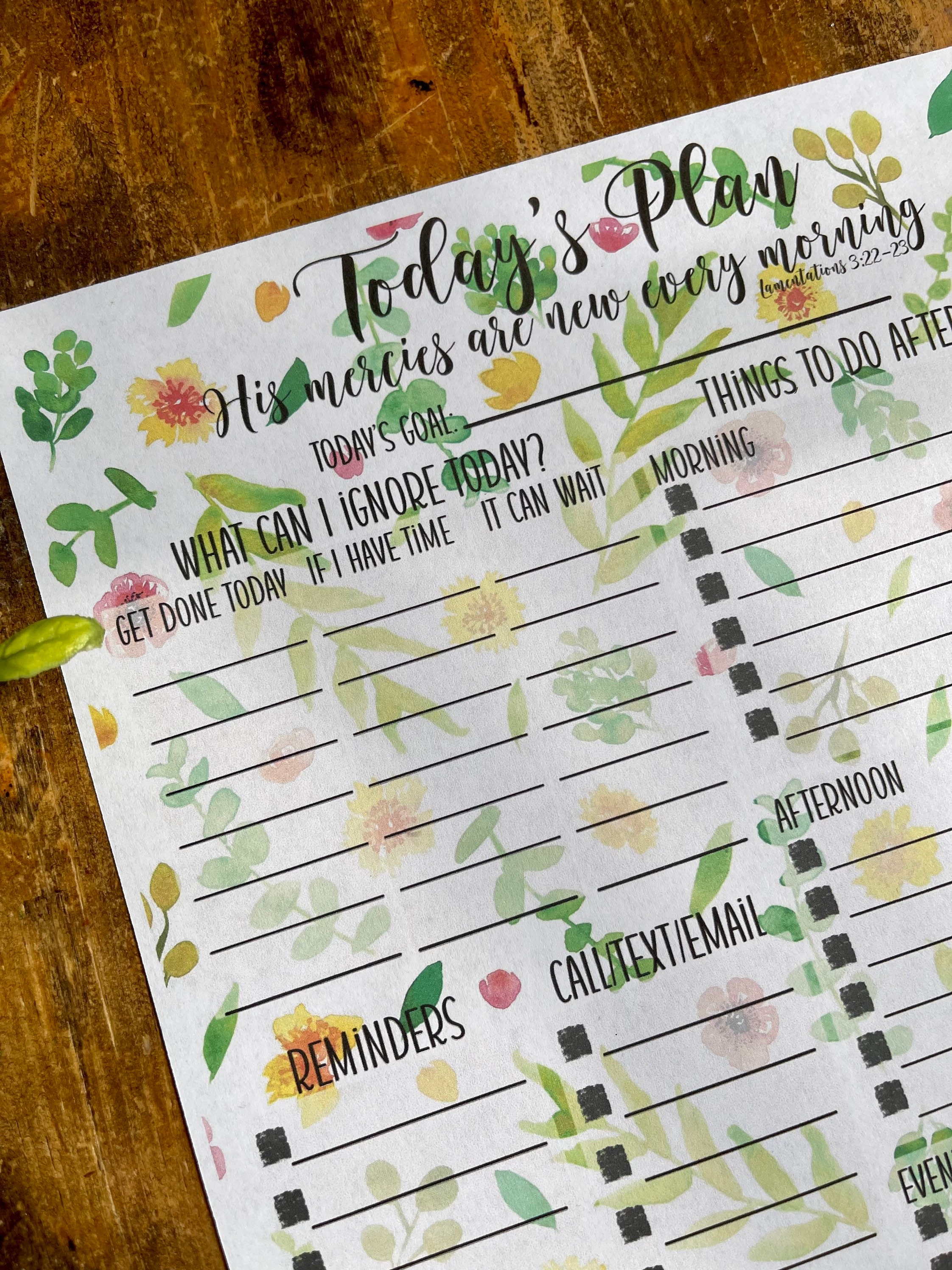 Daily to Do List and Task Manager Planner Printable Daily Priority ...