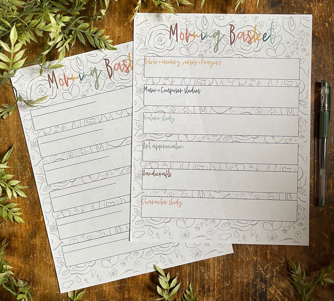 Homeschool Loop Schedule Planner Daily Rhythm Block - Etsy