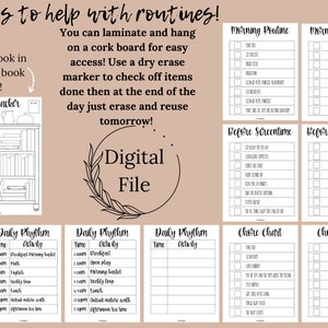 Homeschool Planner Printable Loop Schedule Bundle | Daily Rhythm ...