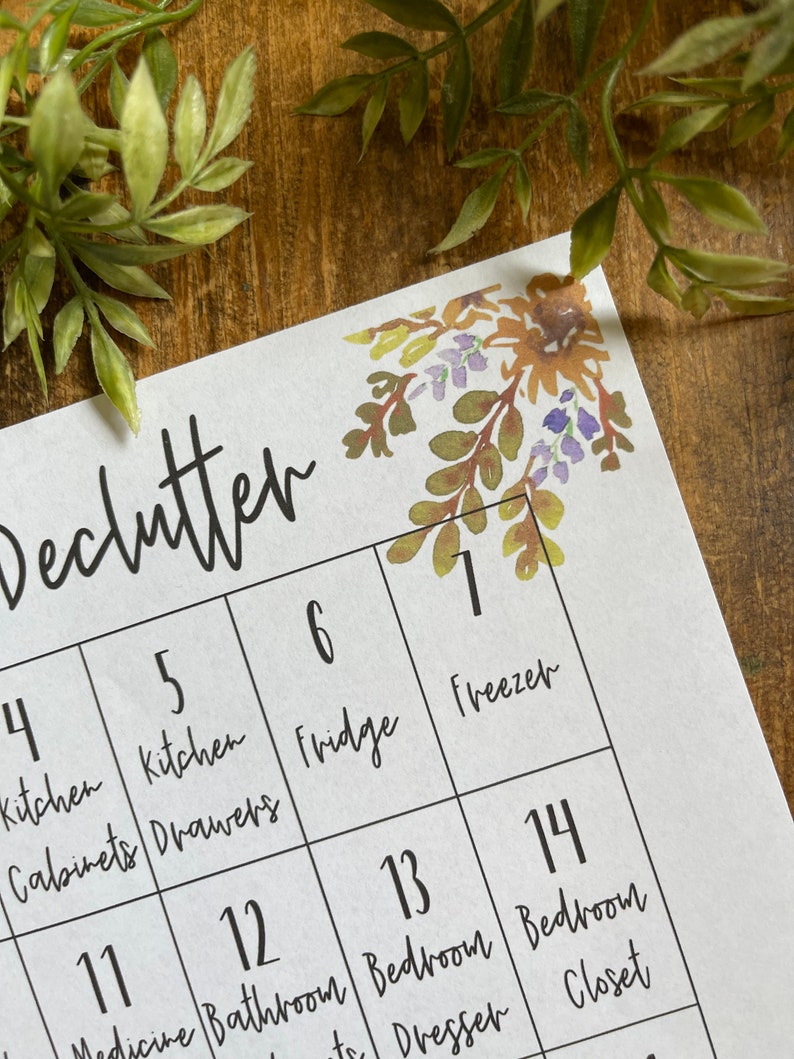 Whole House Fall Cleaning Checklist Bundle Daily Weekly - Etsy