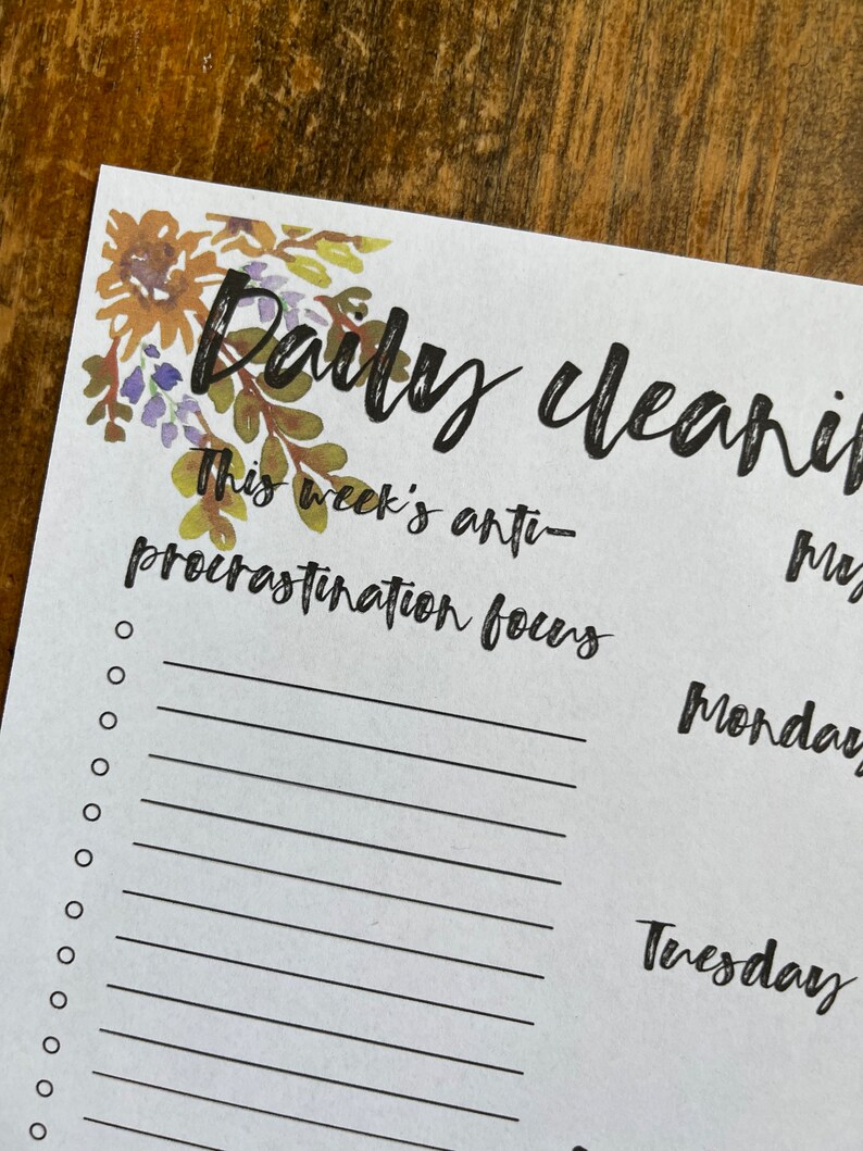 Whole House Fall Cleaning Checklist Bundle Daily Weekly - Etsy