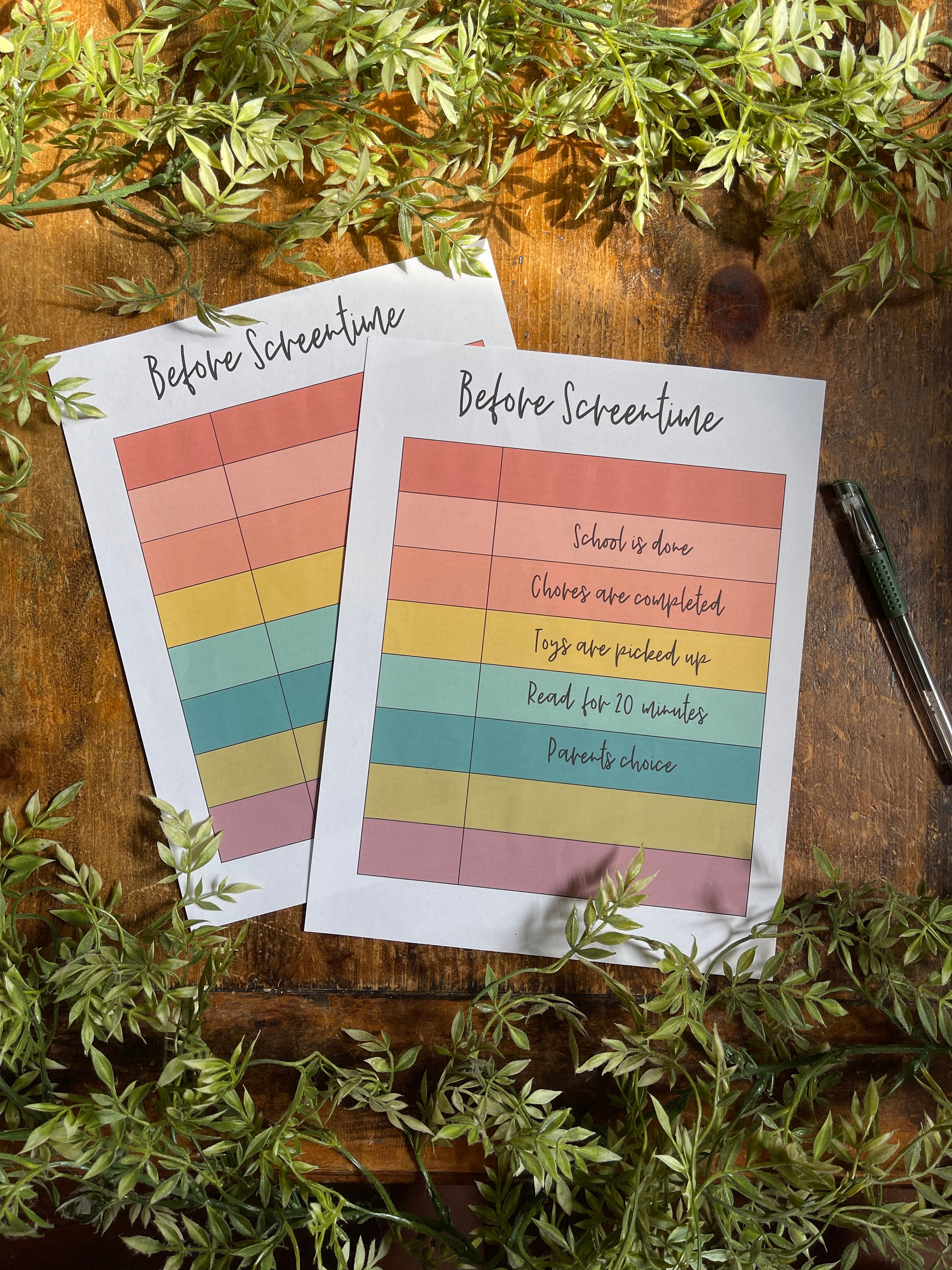Homeschool Loop Schedule and Daily Rhythm Planner Printable Bundle ...