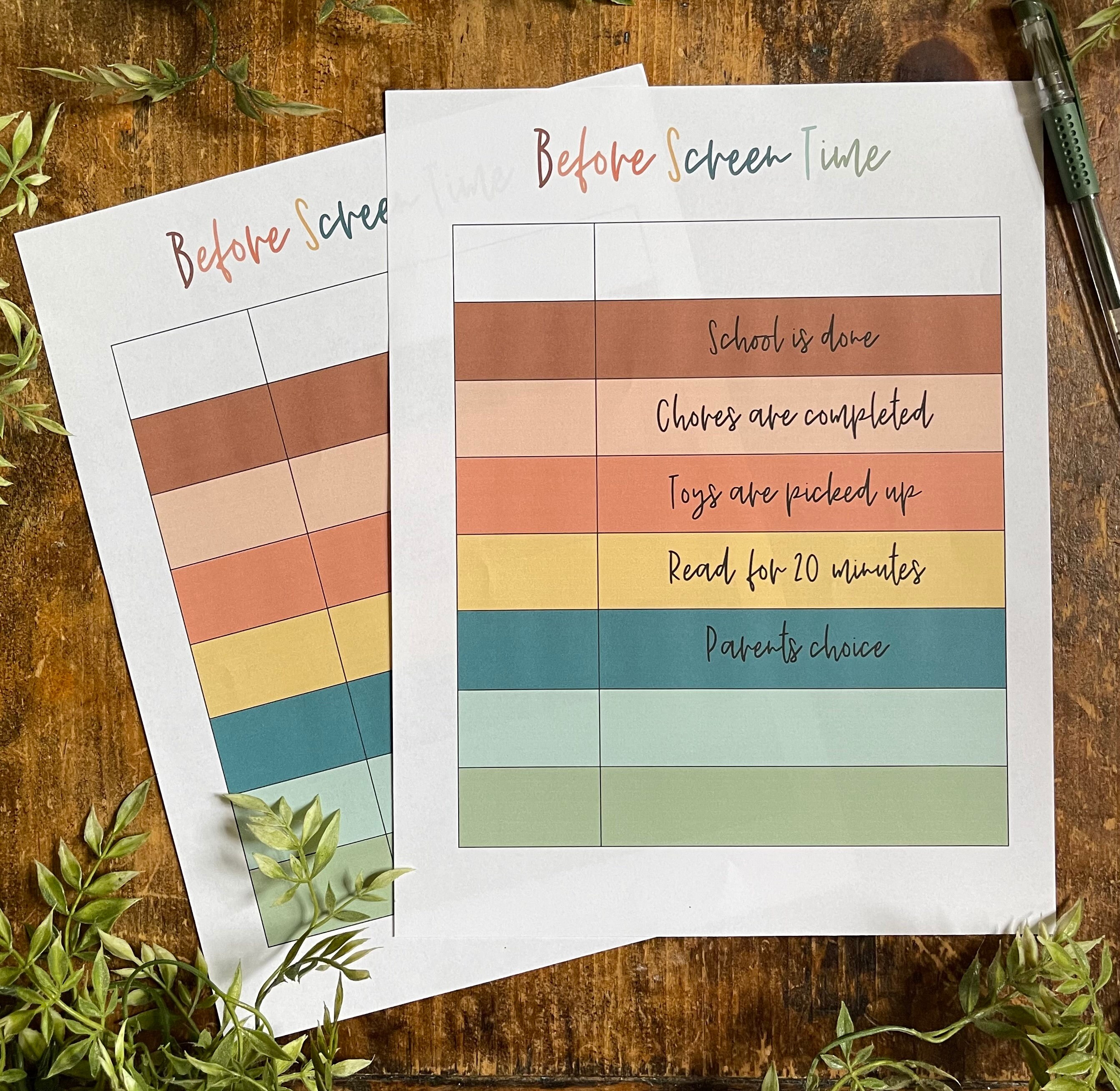 Minimalist Homeschool Loop Schedule Planner Bundle Daily - Etsy