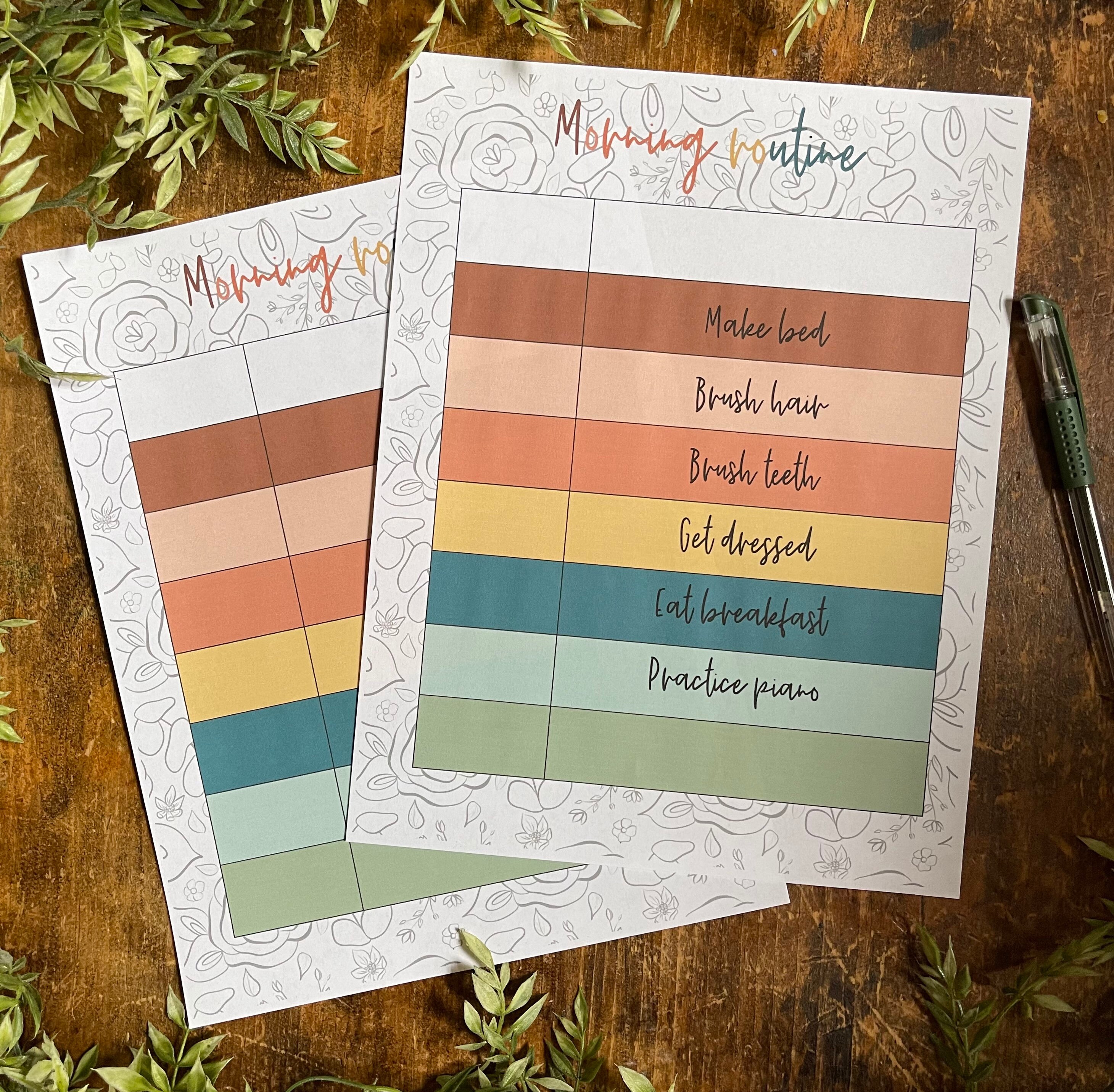 Homeschool Loop Schedule Planner Daily Rhythm Block - Etsy