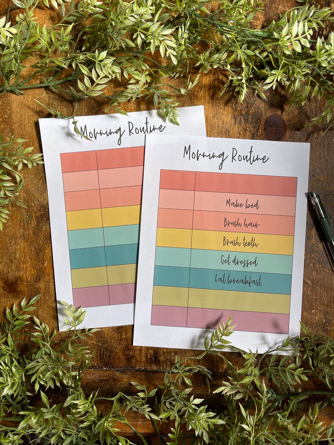 Homeschool Loop Schedule and Daily Rhythm Planner Printable Bundle ...