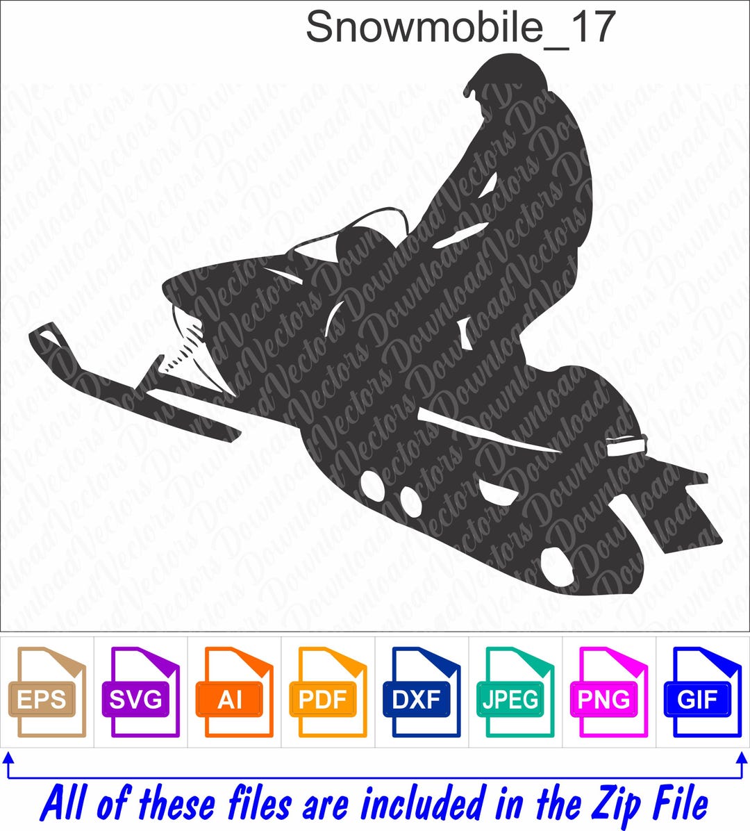 Snowmobiles 17 SVG Ai Pdf Circut Vinyl Print Clipart Silhouette Digital ...