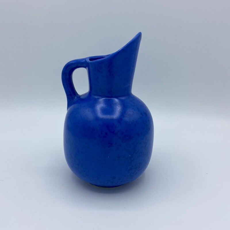 Blue Ceramic Pitcher - Etsy