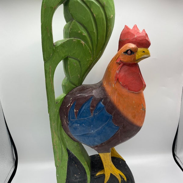 Primitive Rooster - Etsy