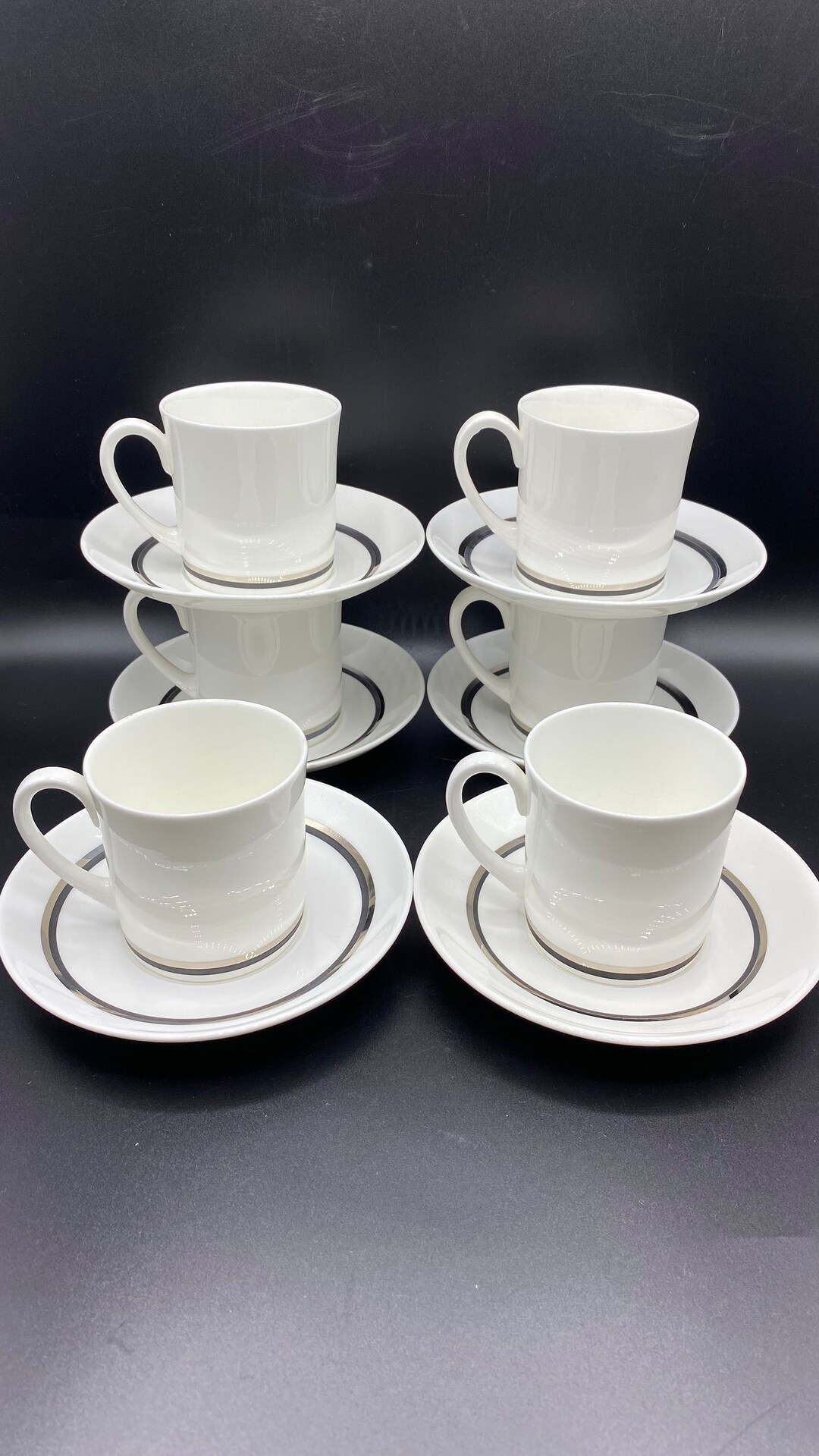 Vintage Art Deco Wedgwood Charisma Susie Cooper Design White Bone China ...
