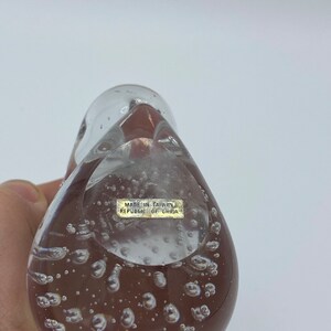 Vintage Art Glass Clear Bullicante Bunny Figurine, Art Glass Animals ...