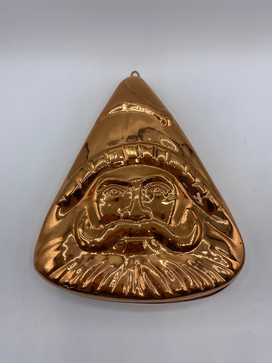 Vintage Copperware J. Santos Santa Claus Jello Mold, Vintage Copper ...