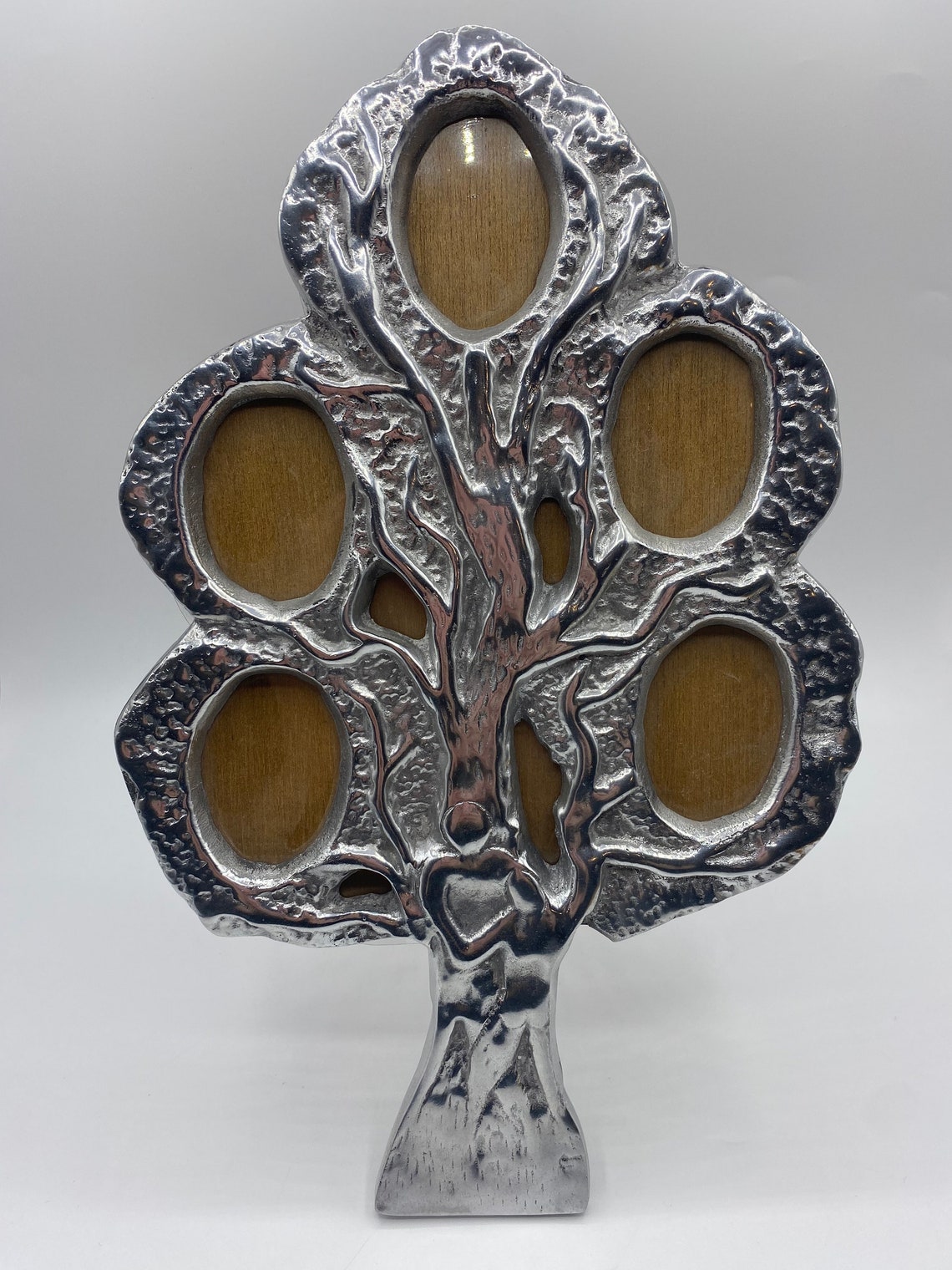 Vintage Mexican Pewter Family Tree Picture Frame - Etsy