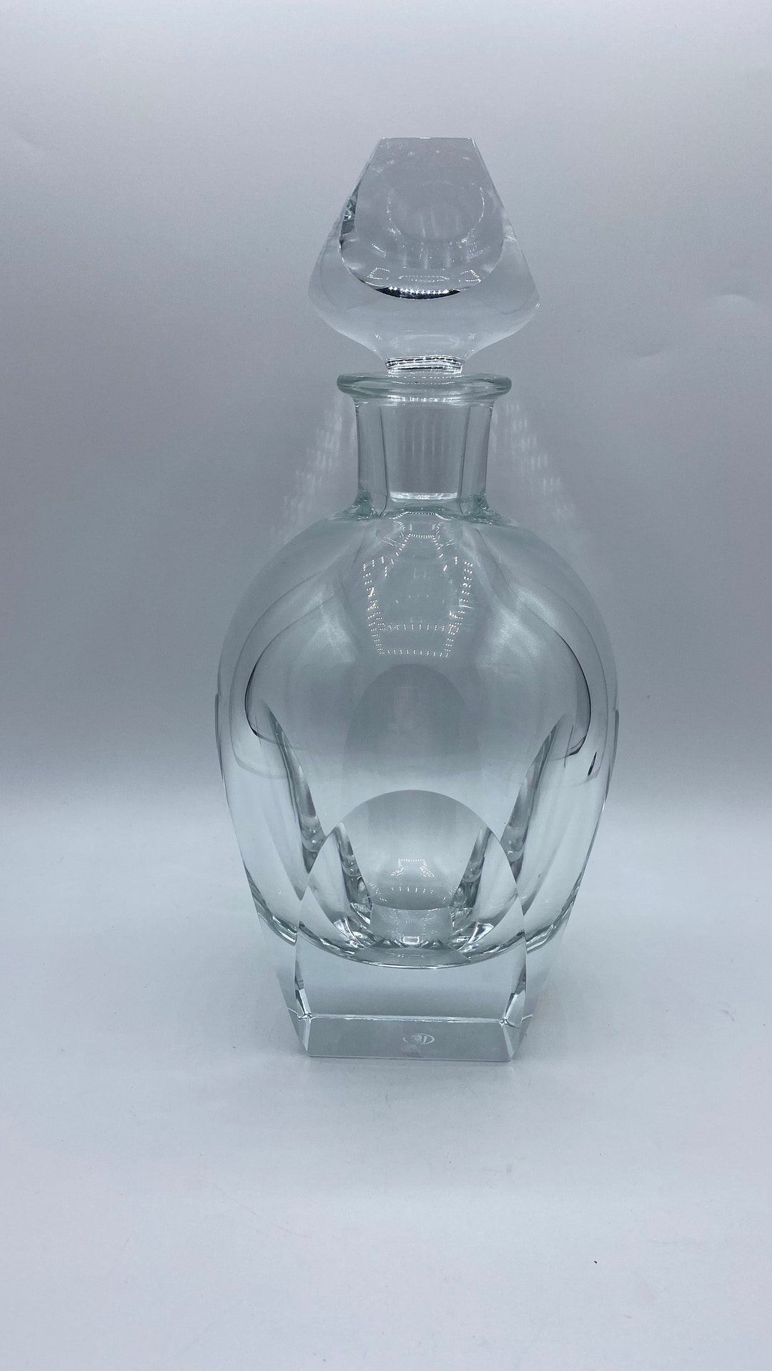 Vintage Moser Crystal Decanter: Bohemian Art Deco Barware - Etsy