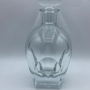 Vintage Moser Crystal Decanter: Bohemian Art Deco Barware - Etsy