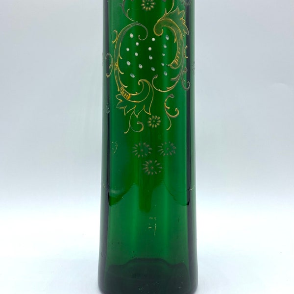 Green and Gold Vase - Etsy