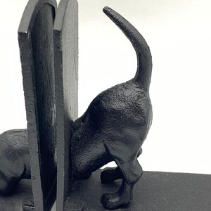 Vintage Cast Iron Bassett Hound Dog Bookends, Cast Iron Hound Decor ...