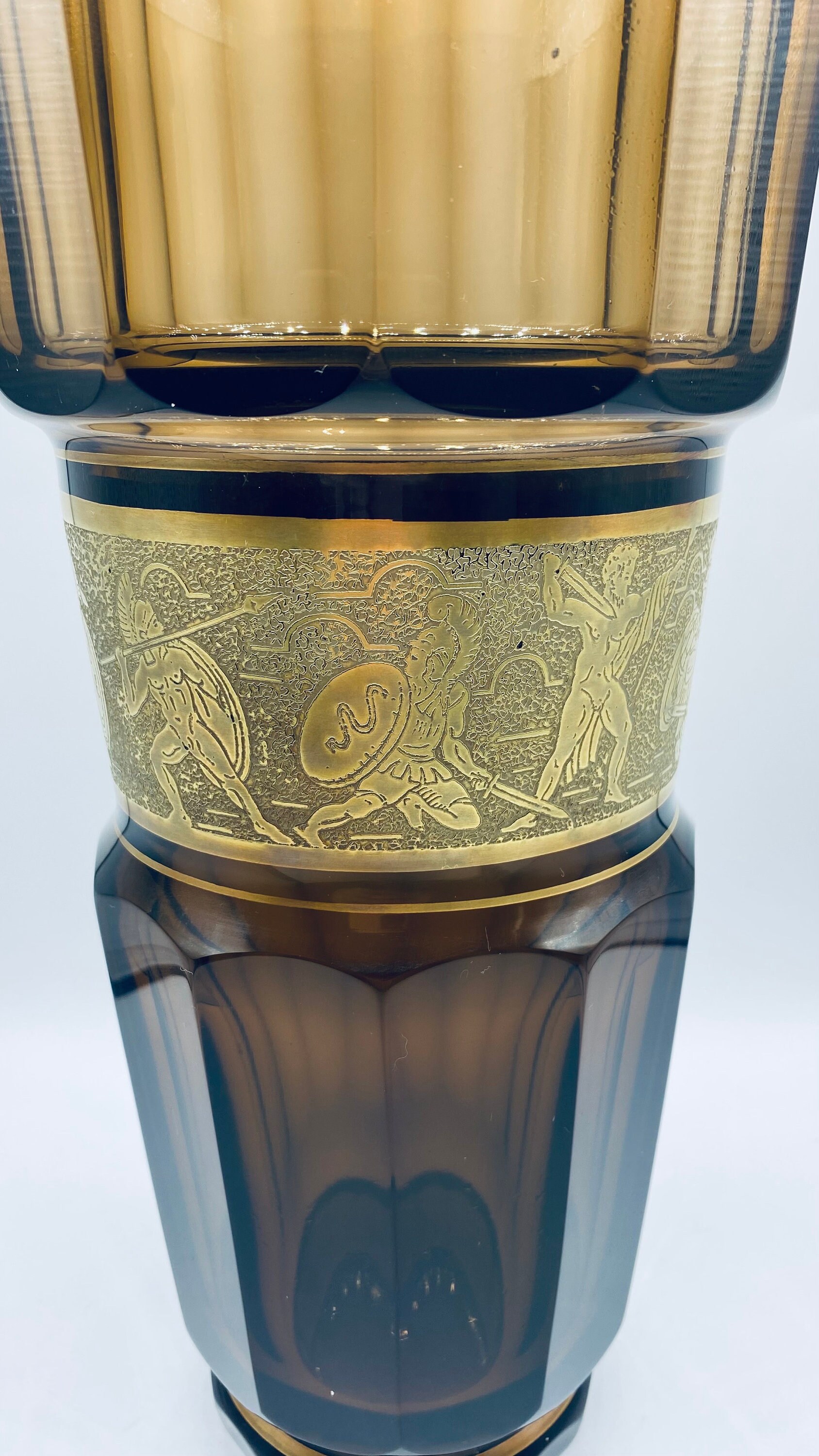 Vintage 1920s Smoky Topaz Amber Moser Karlsbad Frieze Crystal - Etsy