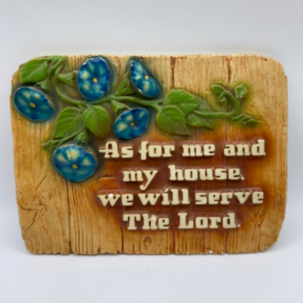 As for Me and My House We Will Serve the Lord Sign - Etsy