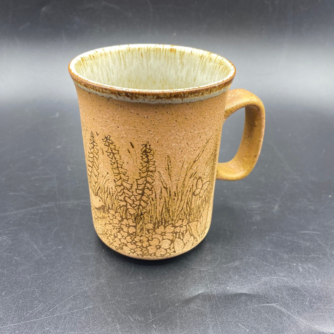 Vintage Dunoon Ceramics Stoneware Scottish Bird and Butterfly Woodland ...