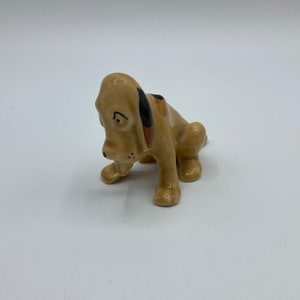 Vintage Hillbilly Hound Dog Figurine Brown Tan Puppy - Etsy