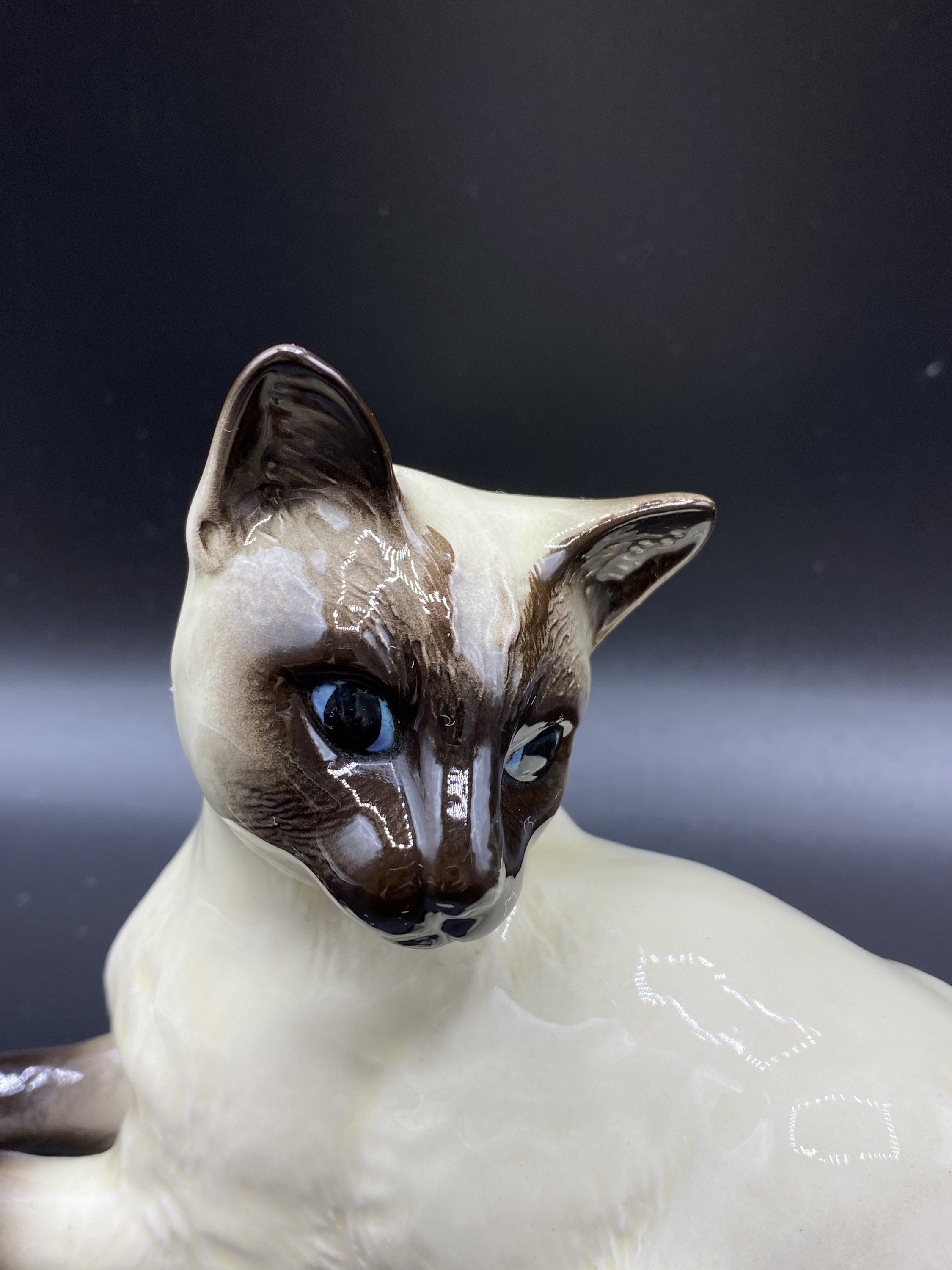 Vintage Beswick England Siamese Cat Figurine 1558 - Etsy