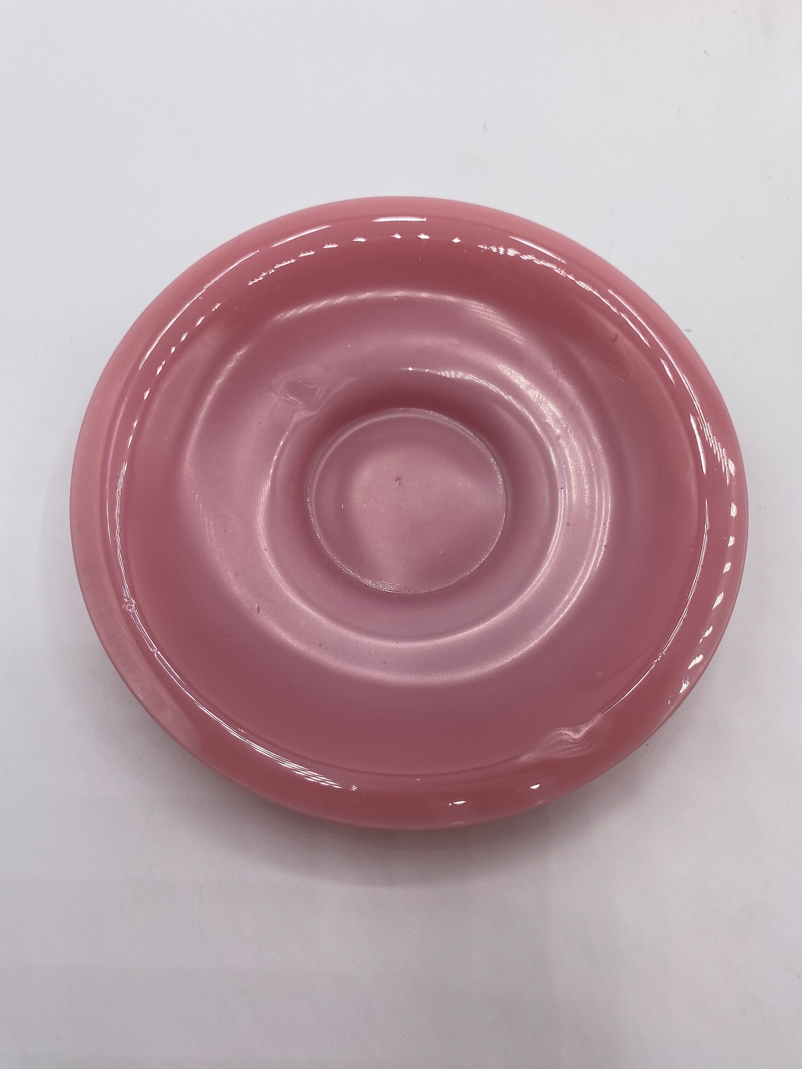 Antique Chinese Peking Glass Cup and Saucers - Pale Pink Set - Etsy