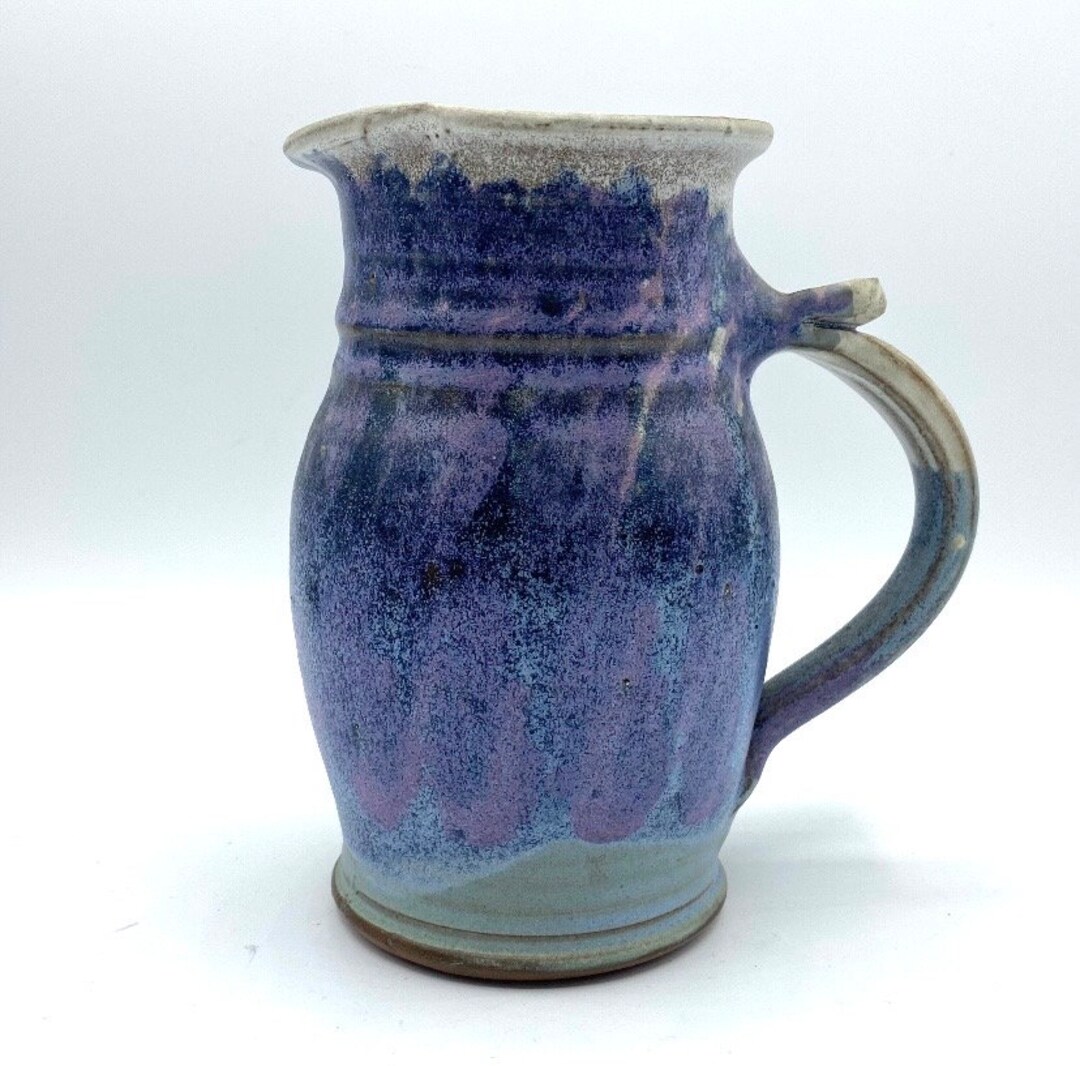 Vintage 1990’s Deborah Doran Studio Pottery Pitcher in Purple Matte ...