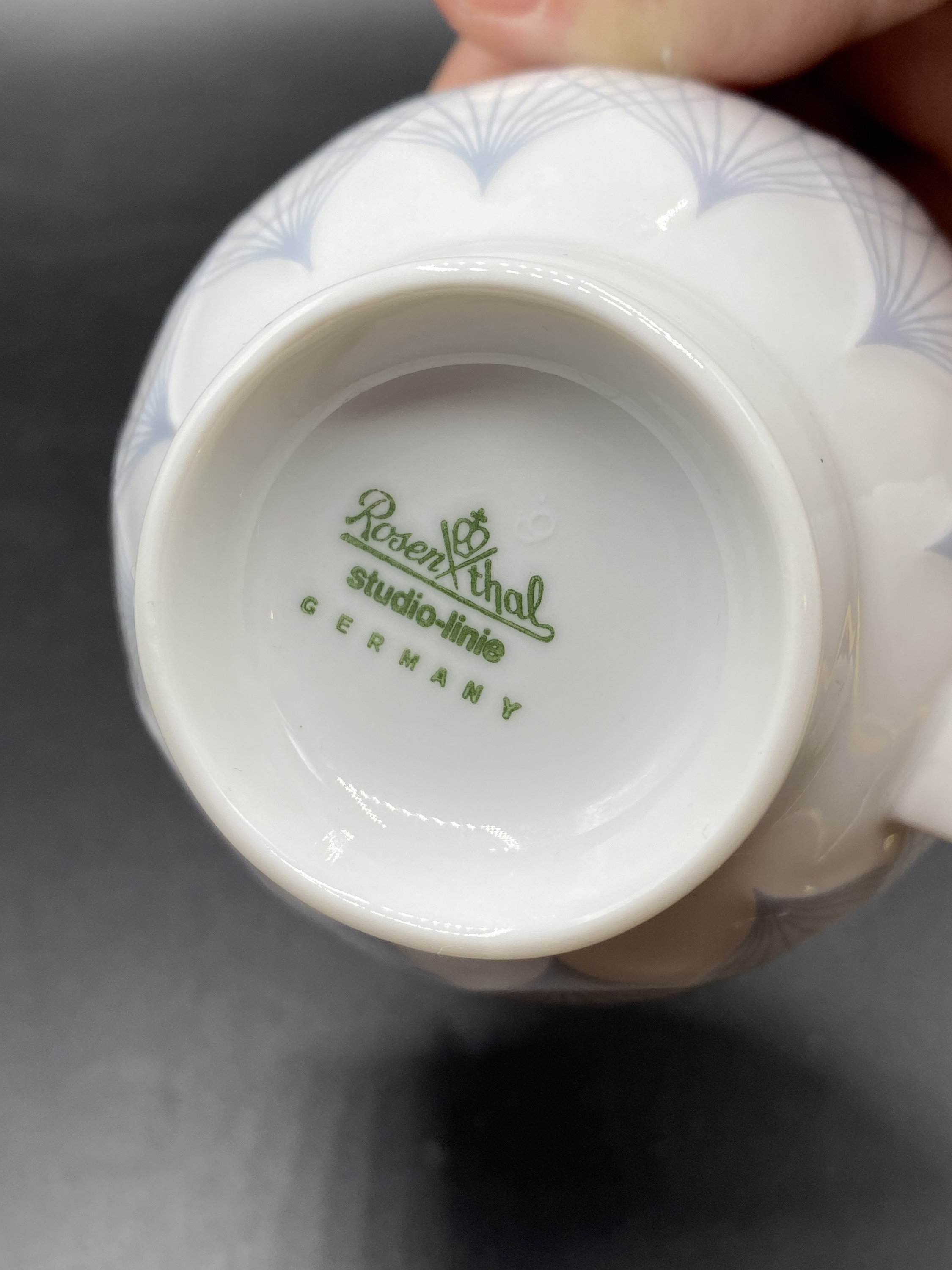 Vintage Rosenthal Ballet Continental Tea Cup: Gray Lotus Pattern - Etsy