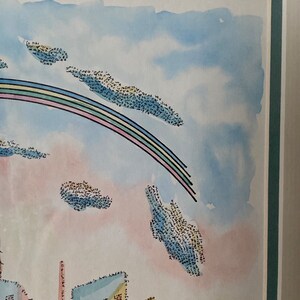 RARE Book of Noah Leon Azoulay Framed Art Hebrew Signed Numbered ...