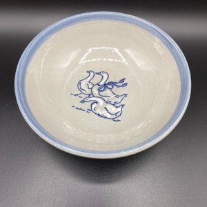 Louisville Stoneware Pottery “gaggle and Geese” Coupe Cereal Bowls 6.5 ...