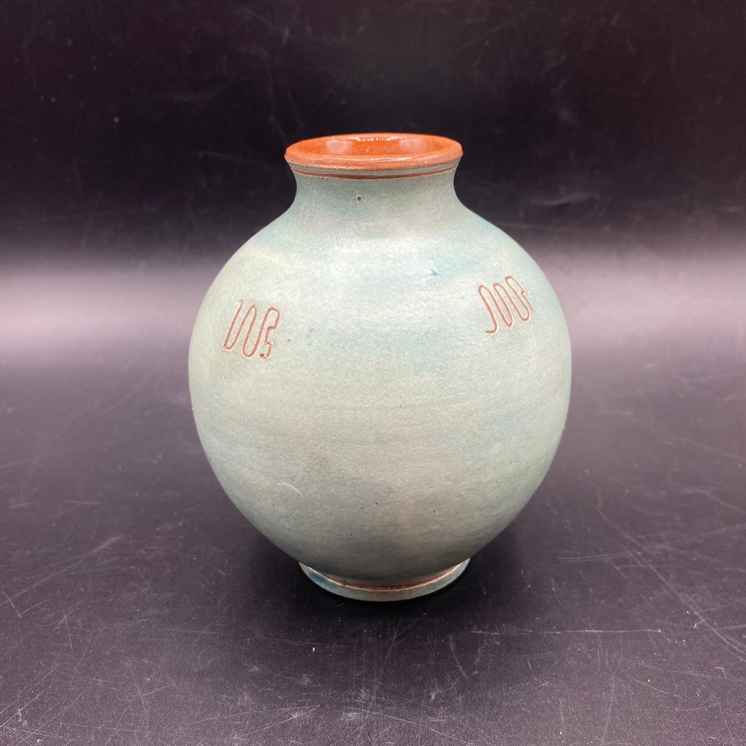 Vintage Harlander Earthenware Pottery Bud Vase - Brooklin Studio - Etsy