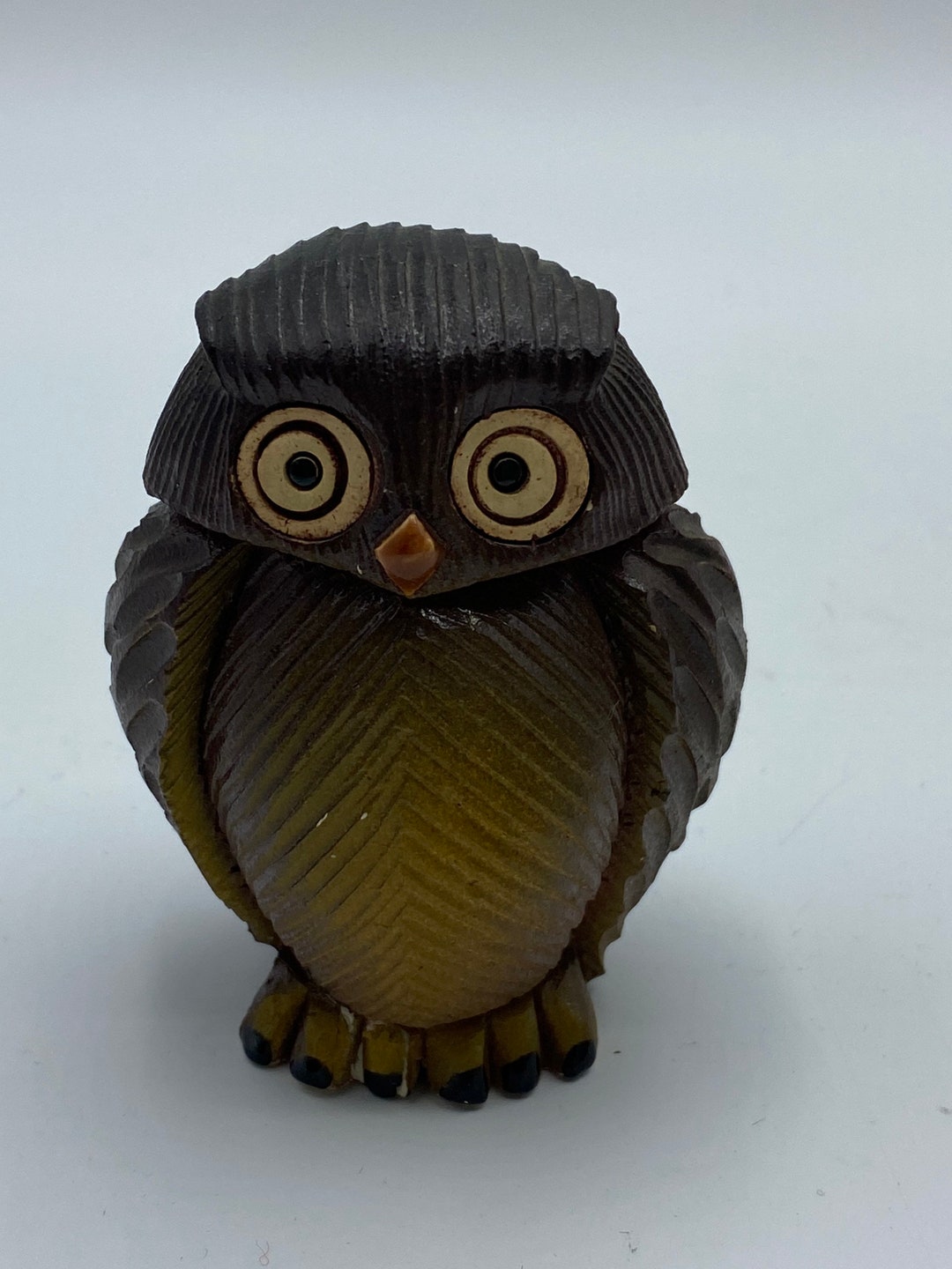 Artesania Rinconada Owl Figurine Made in Uruguay As-is - Etsy