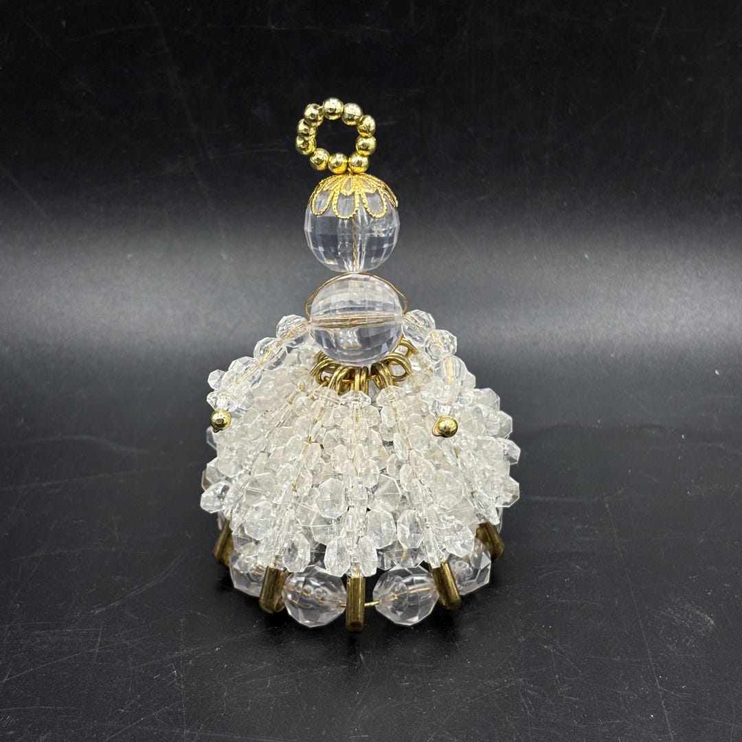 Vintage Beaded Safety Pin Angel Ornaments Figurines - Etsy