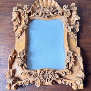 19th Century English Regency Style Intricately Carved Ornate Faux Wood ...