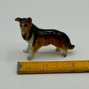 Vintage Miniature Ceramic Collie Lassie Dog Figurine 2.5” - Etsy