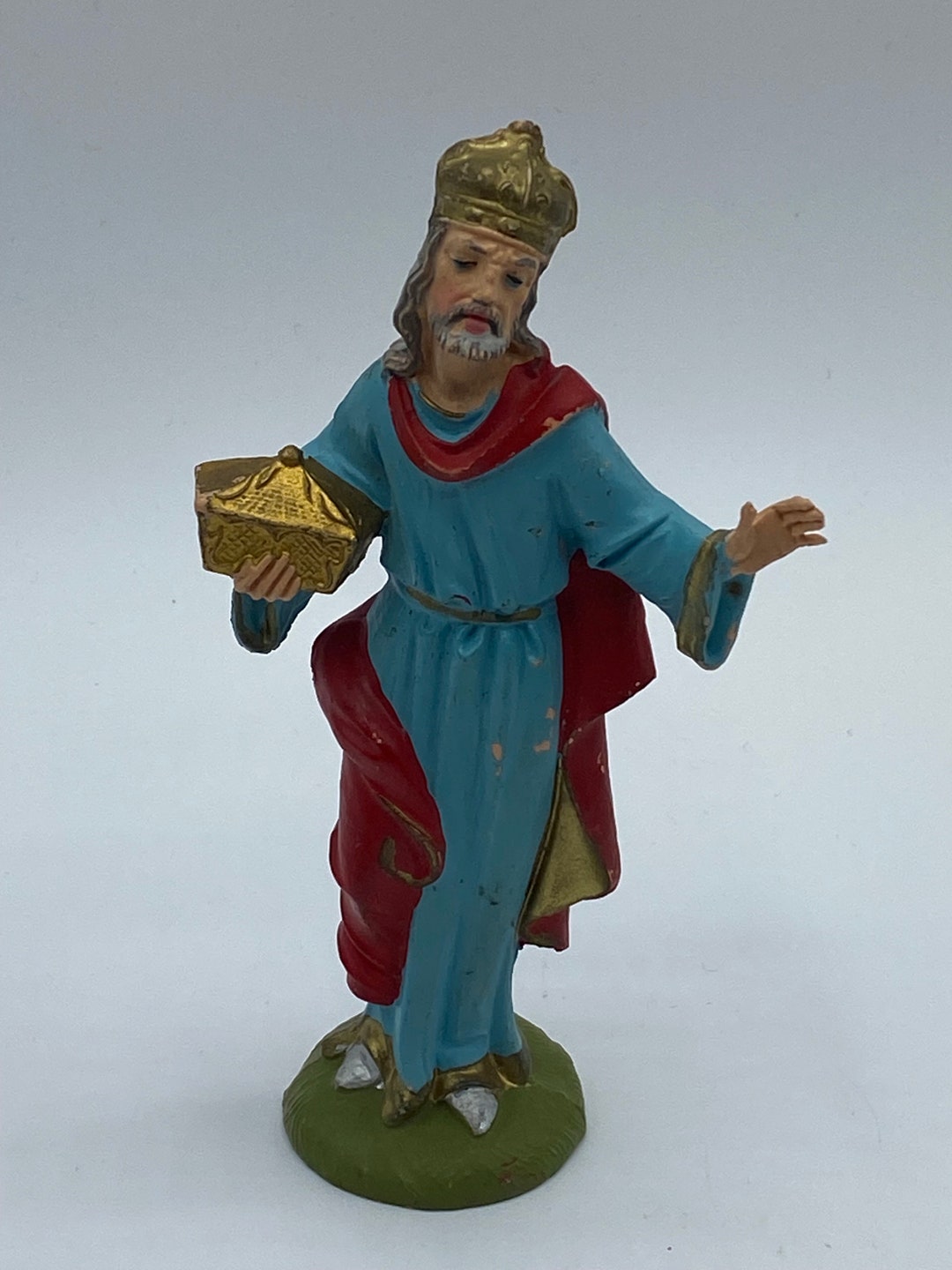 Vintage Fontanini Italy Wiseman Nativity Figurine, Depose Italy 5 ...