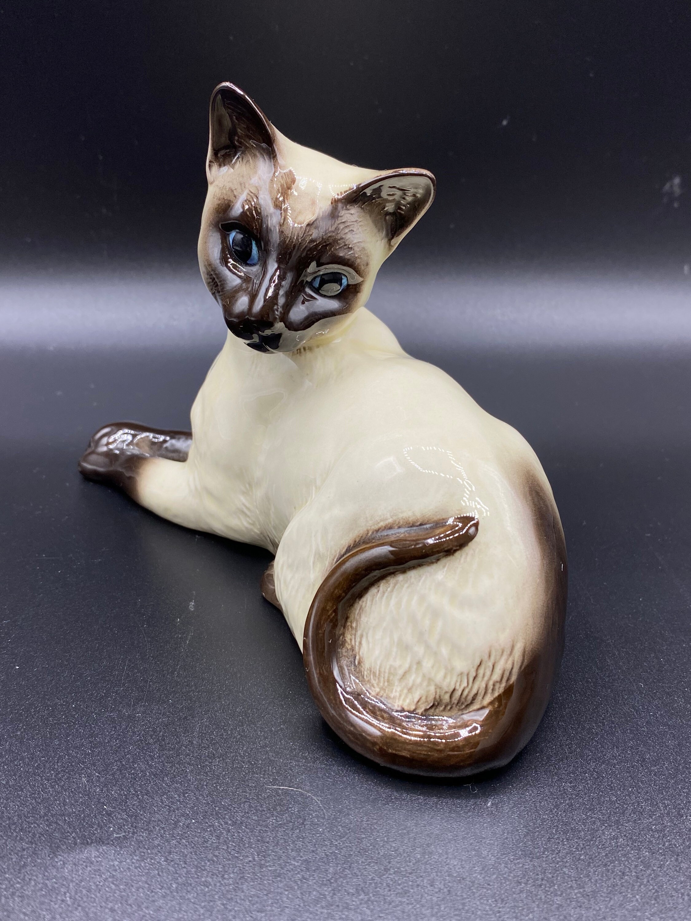 Vintage Beswick England Siamese Cat Figurine 1558 - Etsy