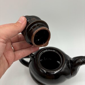 Vintage 1950s Shafford Redware Black Cat Teapot Japan Kitschy Red Bow ...