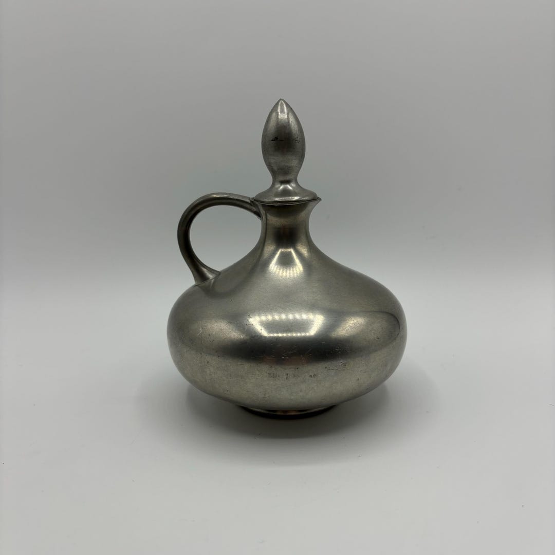 Vintage Royal Holland Pewter Daalderop KMD Pitcher With Cork Stopper ...