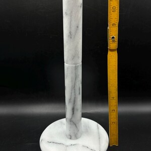 Vintage Contemporary White Marble Paper Roll Towel Holder - Etsy