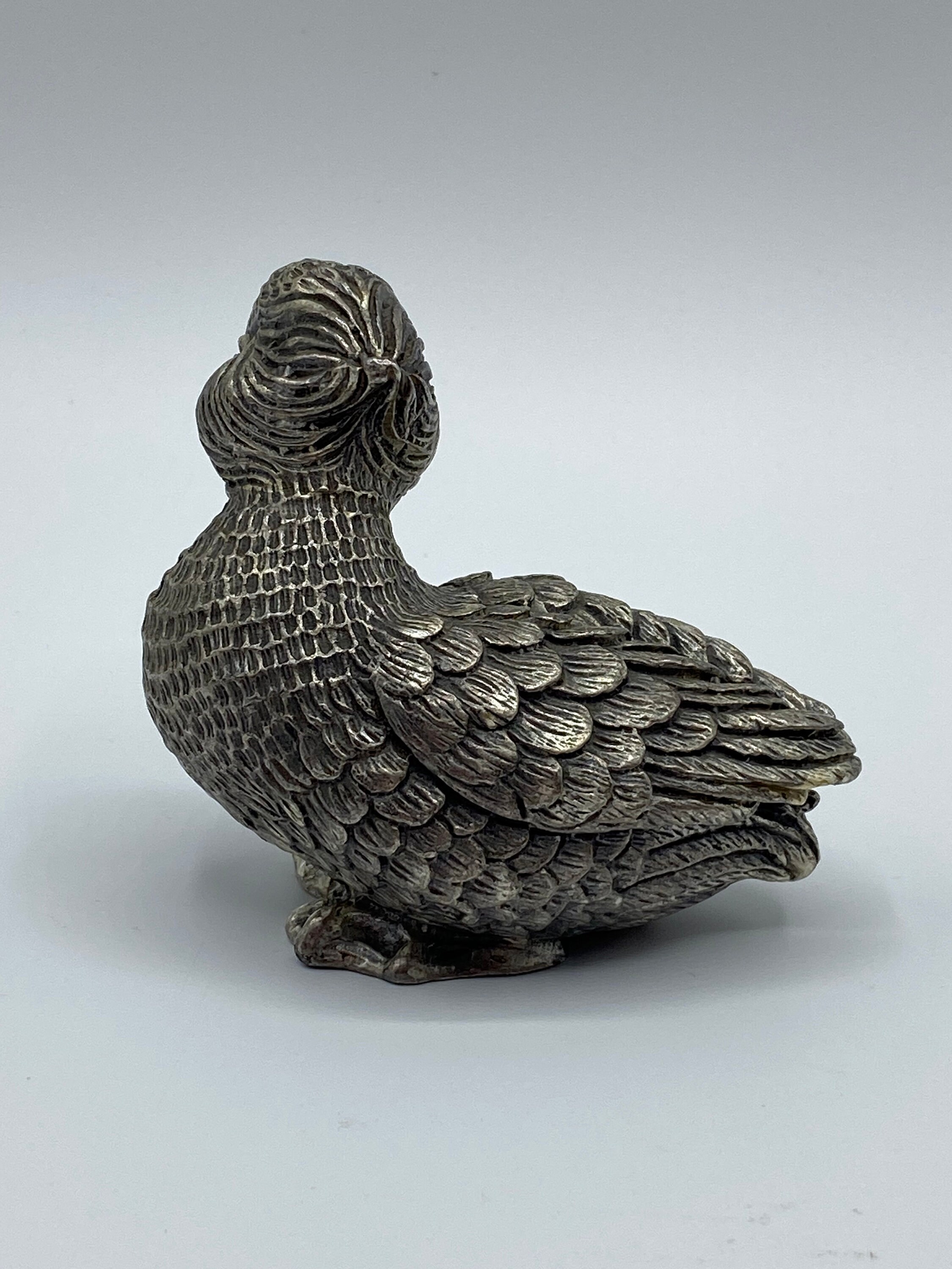Vintage Peltro Italy Carved Duck Paperweight - Etsy Singapore