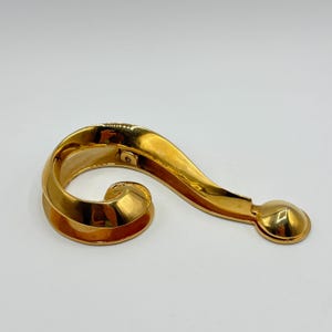 Brass Tone Question Mark Oversized Paper Clip Claw, Brass Desk ...