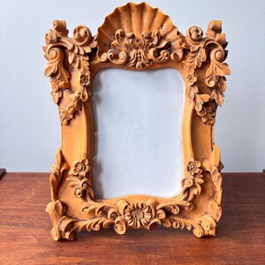 19th Century English Regency Style Intricately Carved Ornate Faux Wood ...