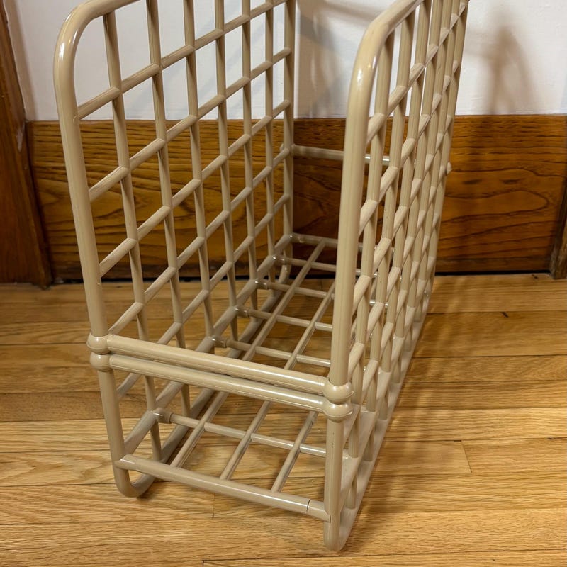 Plastic Magazine Rack Vintage - Etsy