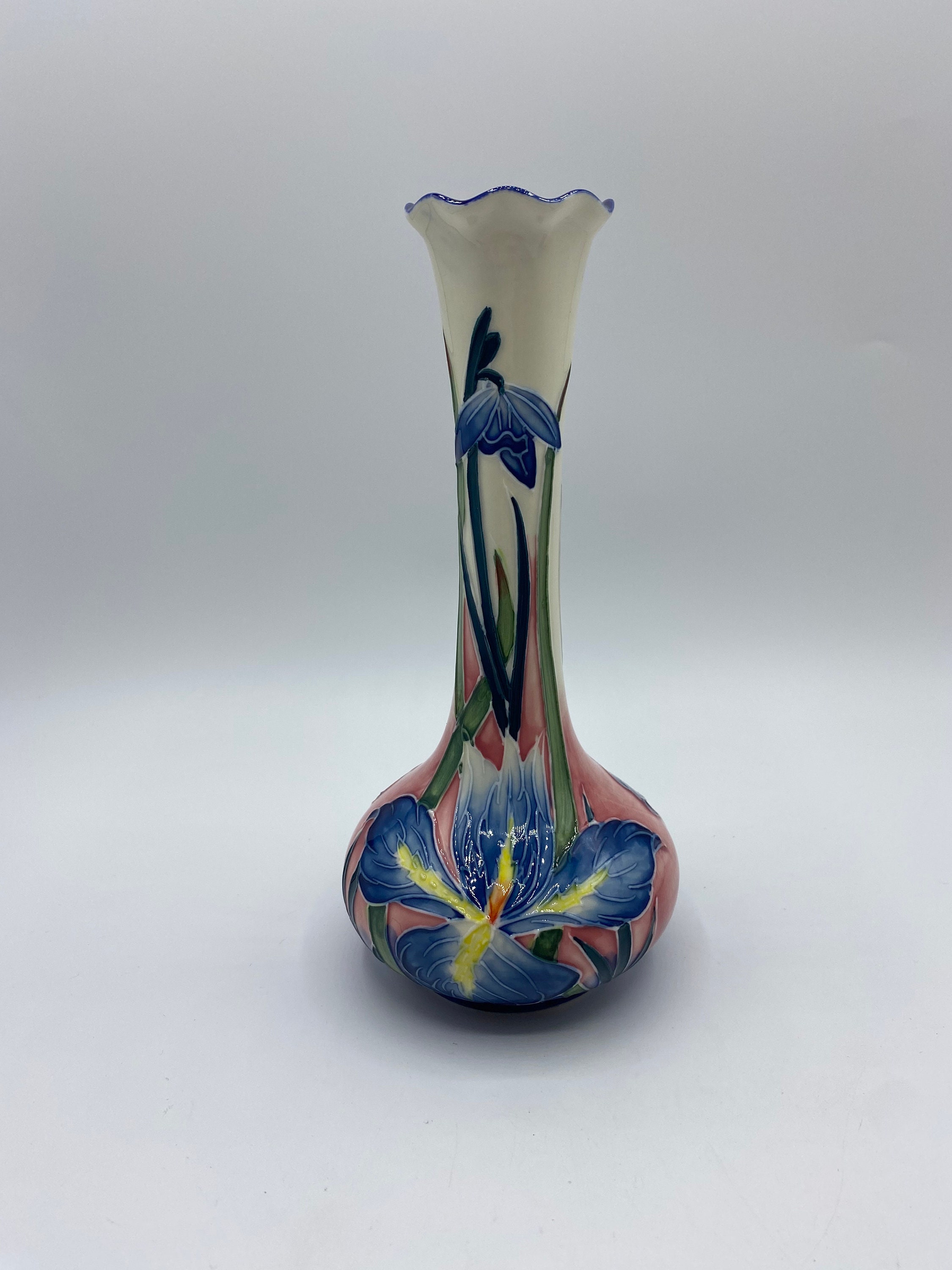 Vintage Old Tupton Ware Art Nouveau Style Iris Design Vase 8 - Etsy New ...