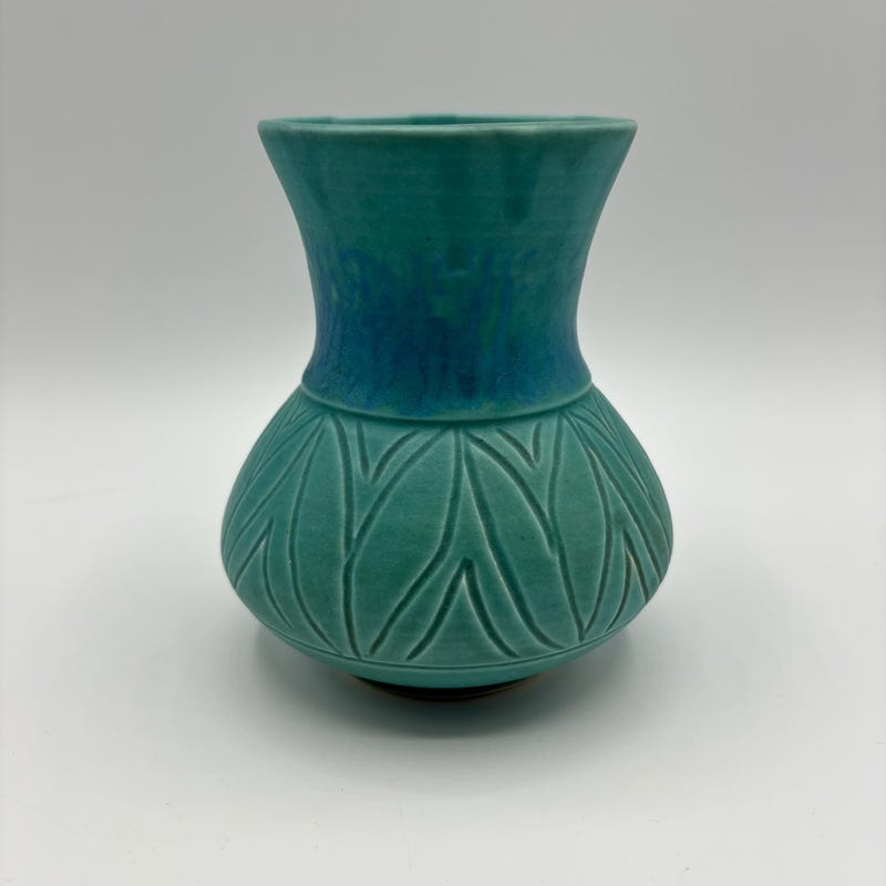 Turquoise Vase - Etsy