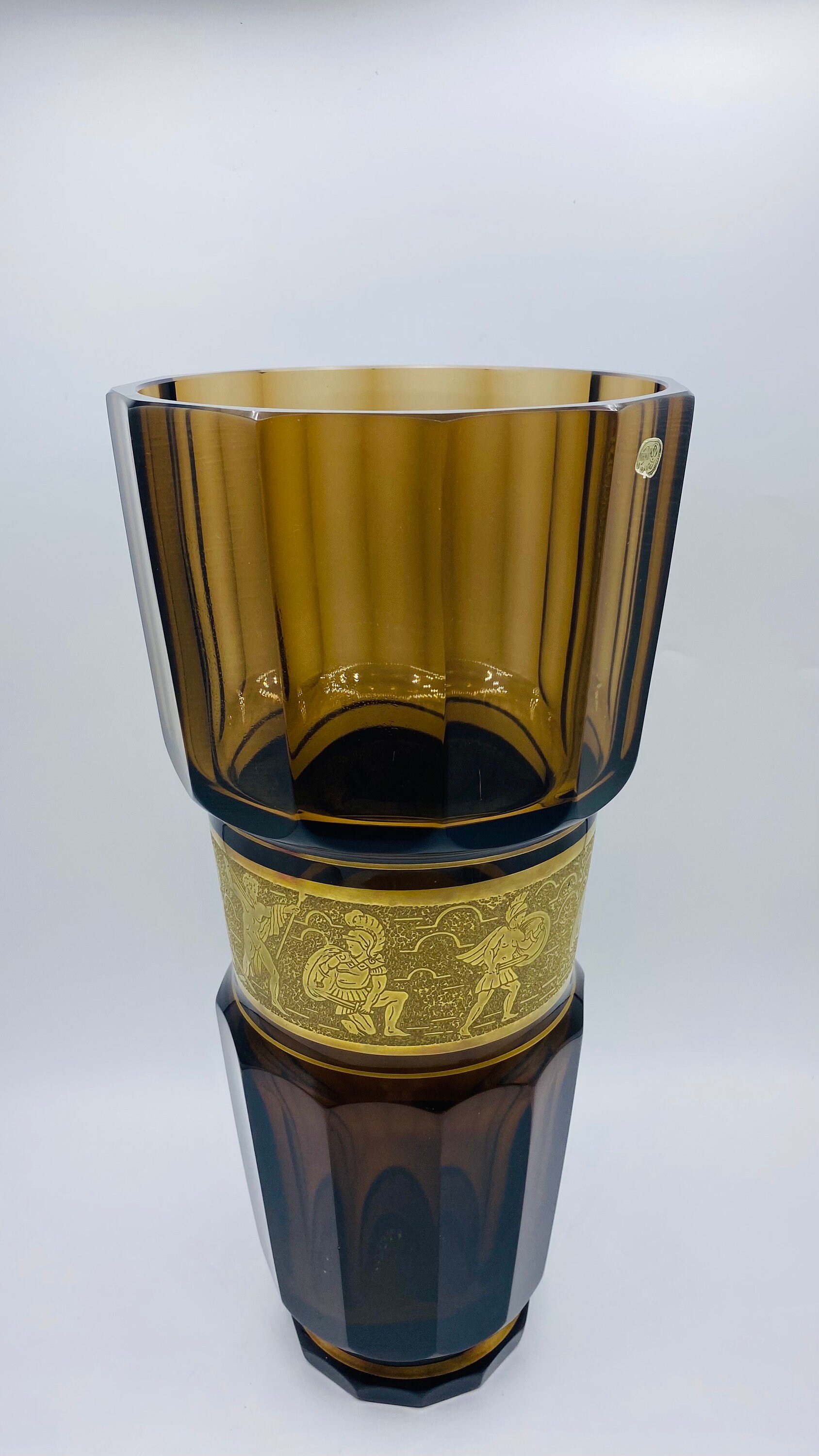 Vintage 1920s Smoky Topaz Amber Moser Karlsbad Frieze Crystal - Etsy