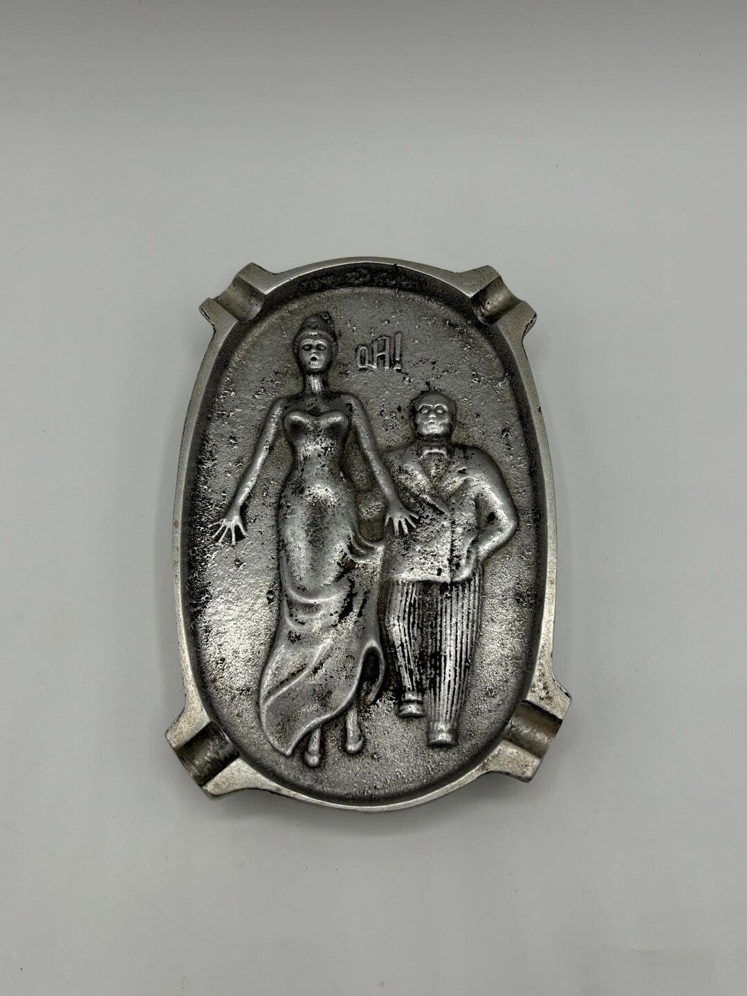 Vintage WW2 Saucy Risqué Novelty “OH” Double Sided Soldier Ashtray ...