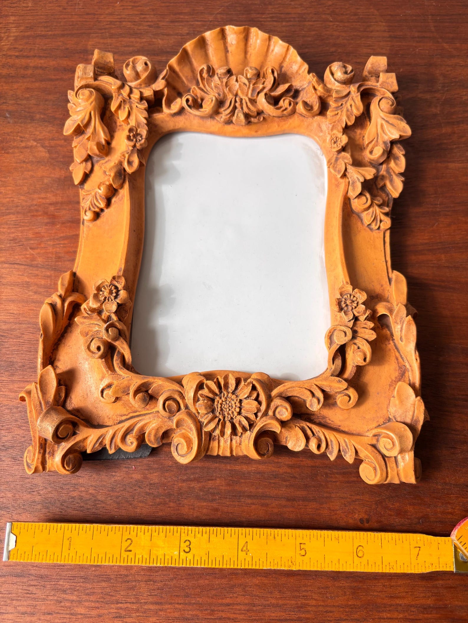 19th Century English Regency Style Intricately Carved Ornate Faux Wood ...