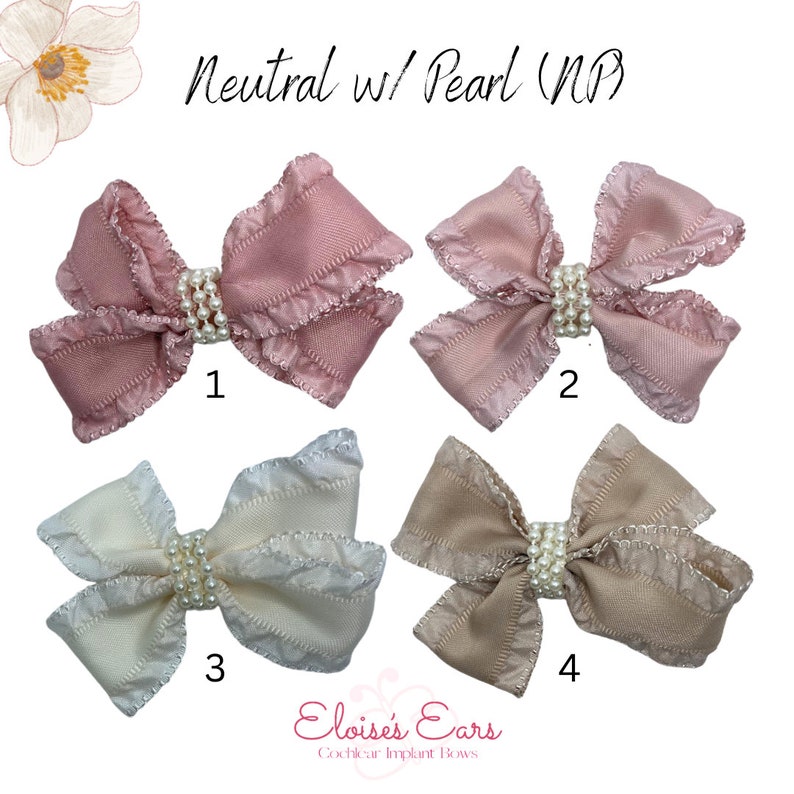 Spring Neutral Cochlear Implant Retainment Bows: Keep Your - Etsy